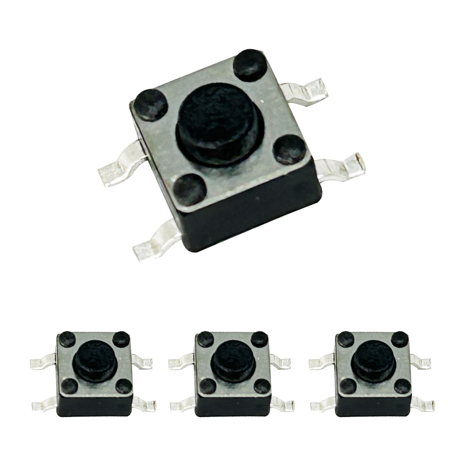 20 Pcs 4.5x4.5x3.8mm SMT Pushbutton Switches
