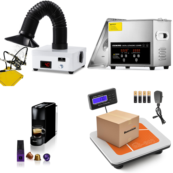 Home & Kitchen Including Nespresso Coffee Machine, Portable Boombox ...