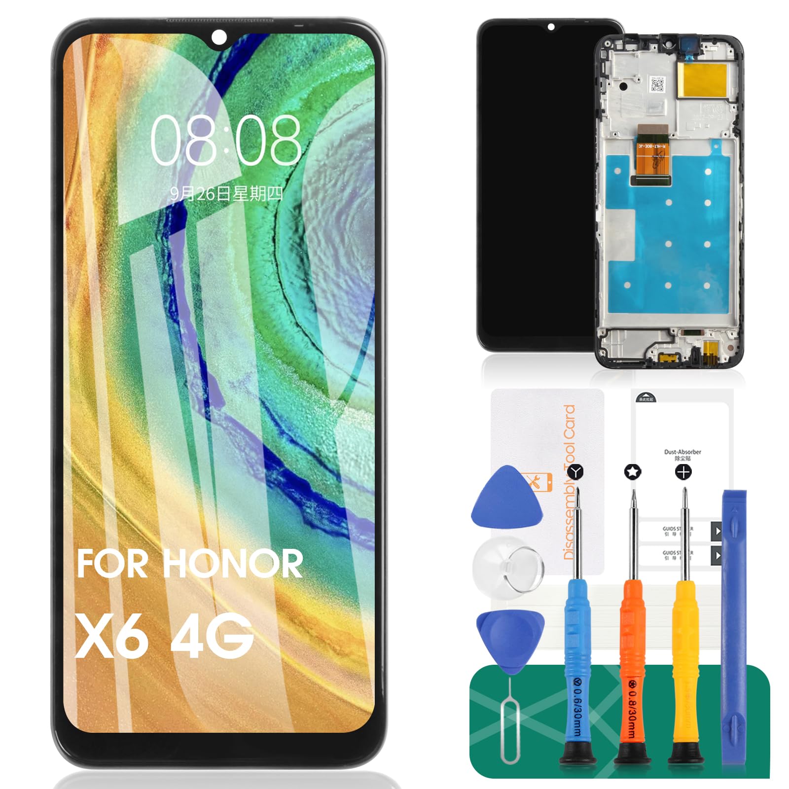 TFT For Honor X6 4G LCD Display For Honor X8 5G Screen Replacement For ...