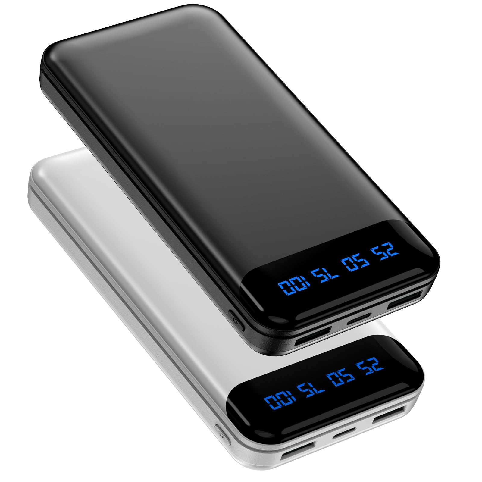 Enerwow Power Bank, 2-Pack 16000mAh Portable Charger 3A Fast Charging ...