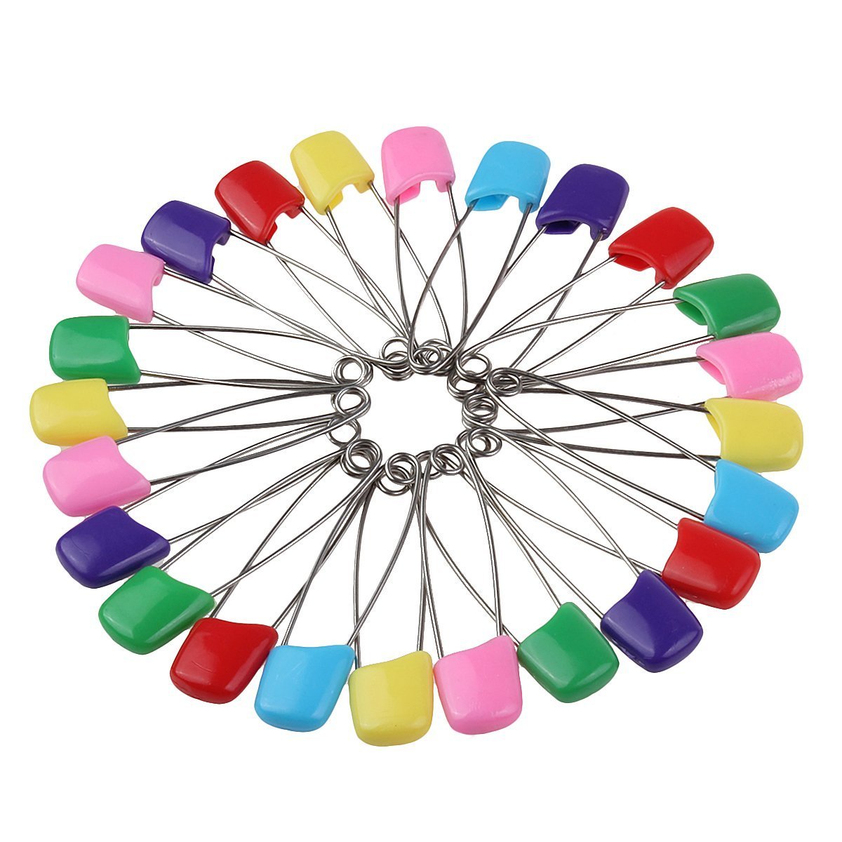 Haifly Baby Pins Nappy Pins Colored Safety Pins Child Infant Kids ...