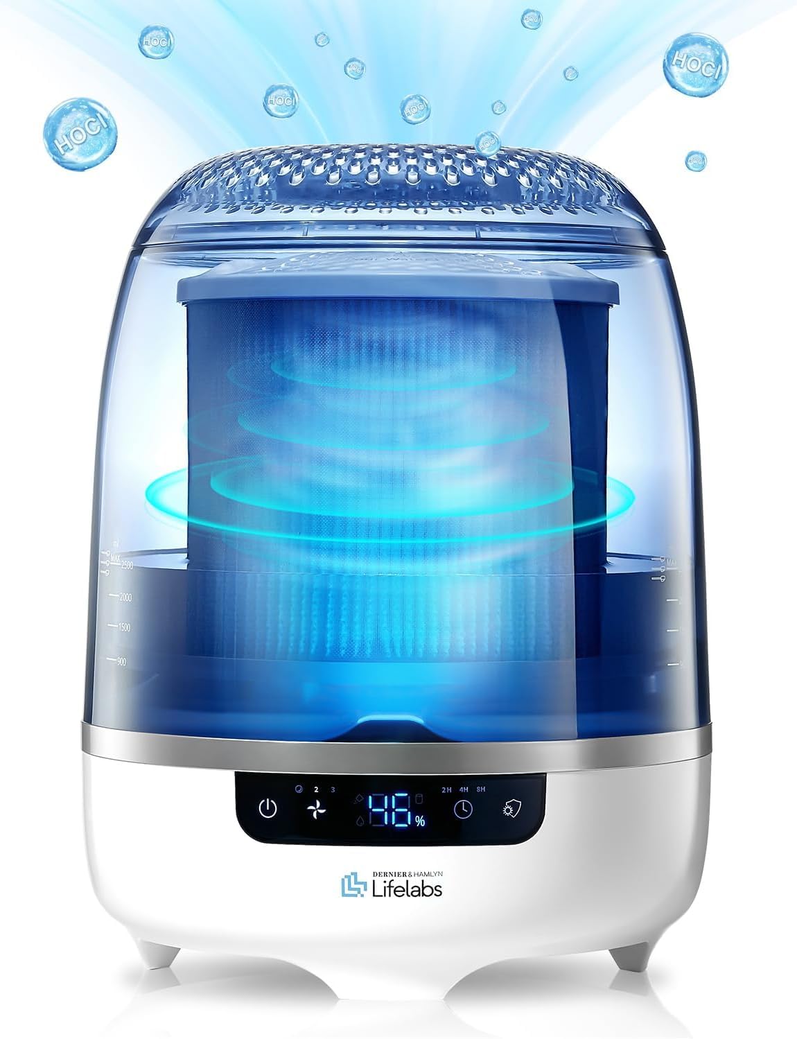 Aaira Humidifier for Bedroom, 4-in-1 Air Purifier for Home, Pet Odour ...