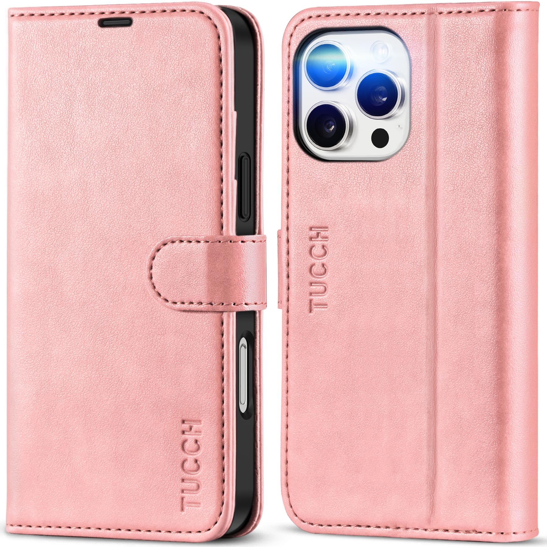 TUCCH Wallet Case for iPhone 16 Pro Max (6.9") 2024, PU Leather Folio ...