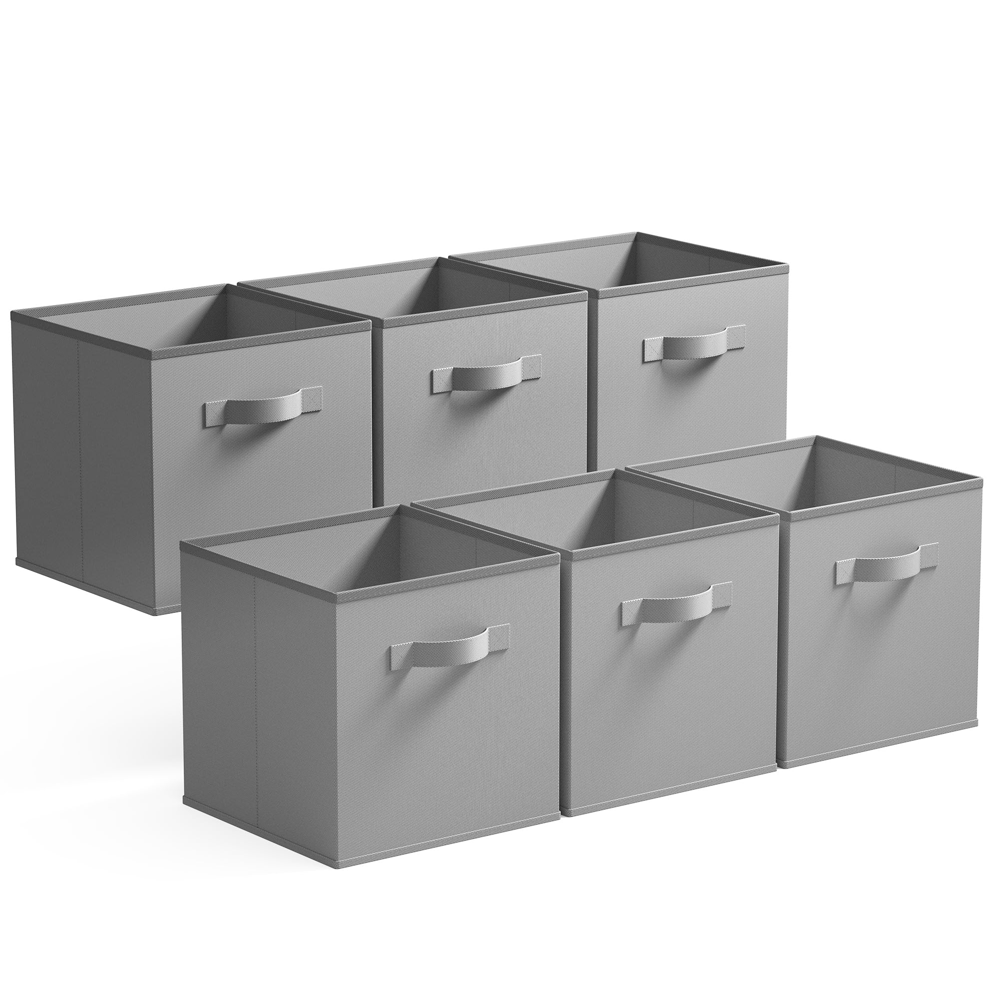 GRANNY SAYS Storage Cube Boxes, Pack of 6 Fabric Storage Cubes 33x33x33 ...