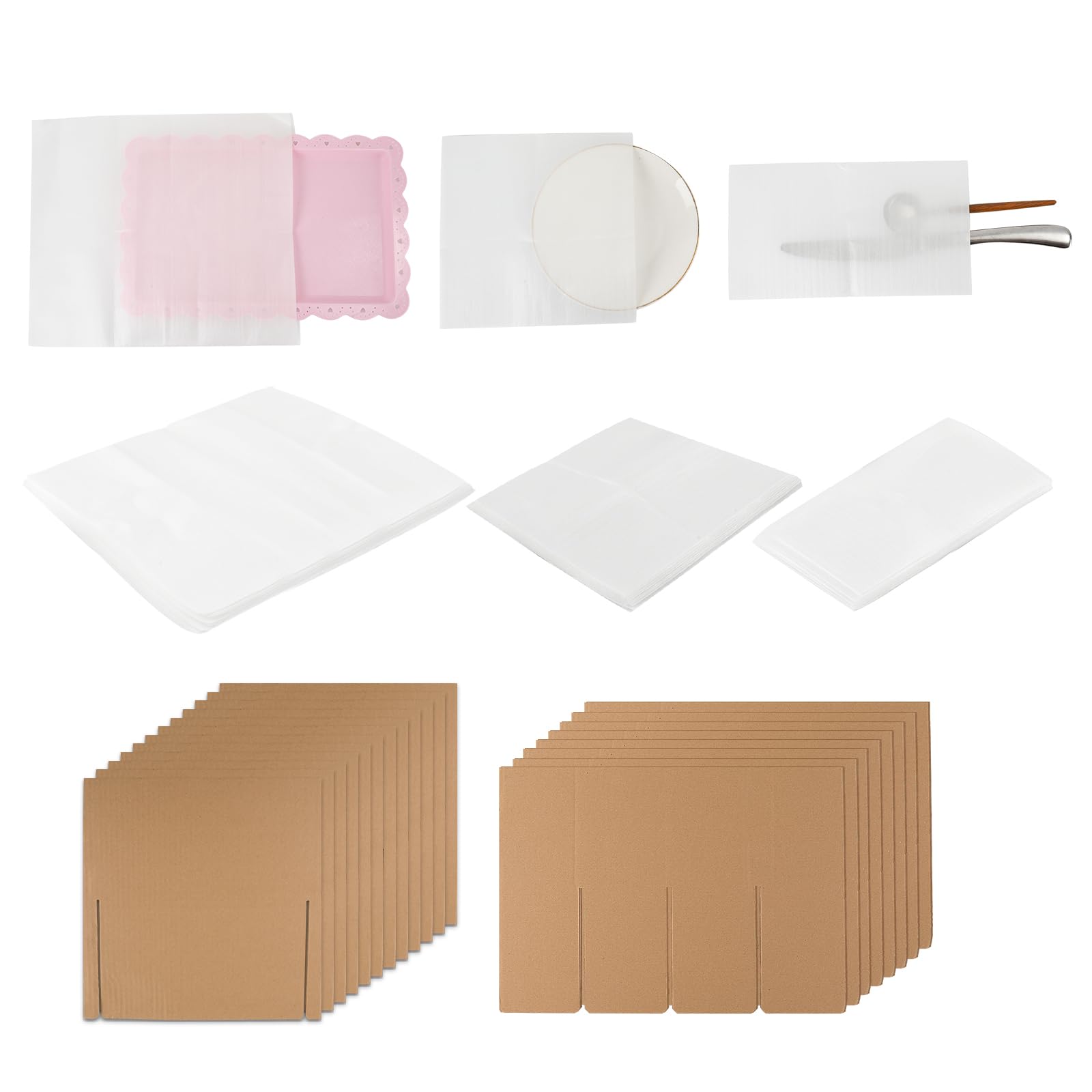 20pcs Glass Dividers For Moving Boxes, Dish Packing Kit with 30 Foam ...