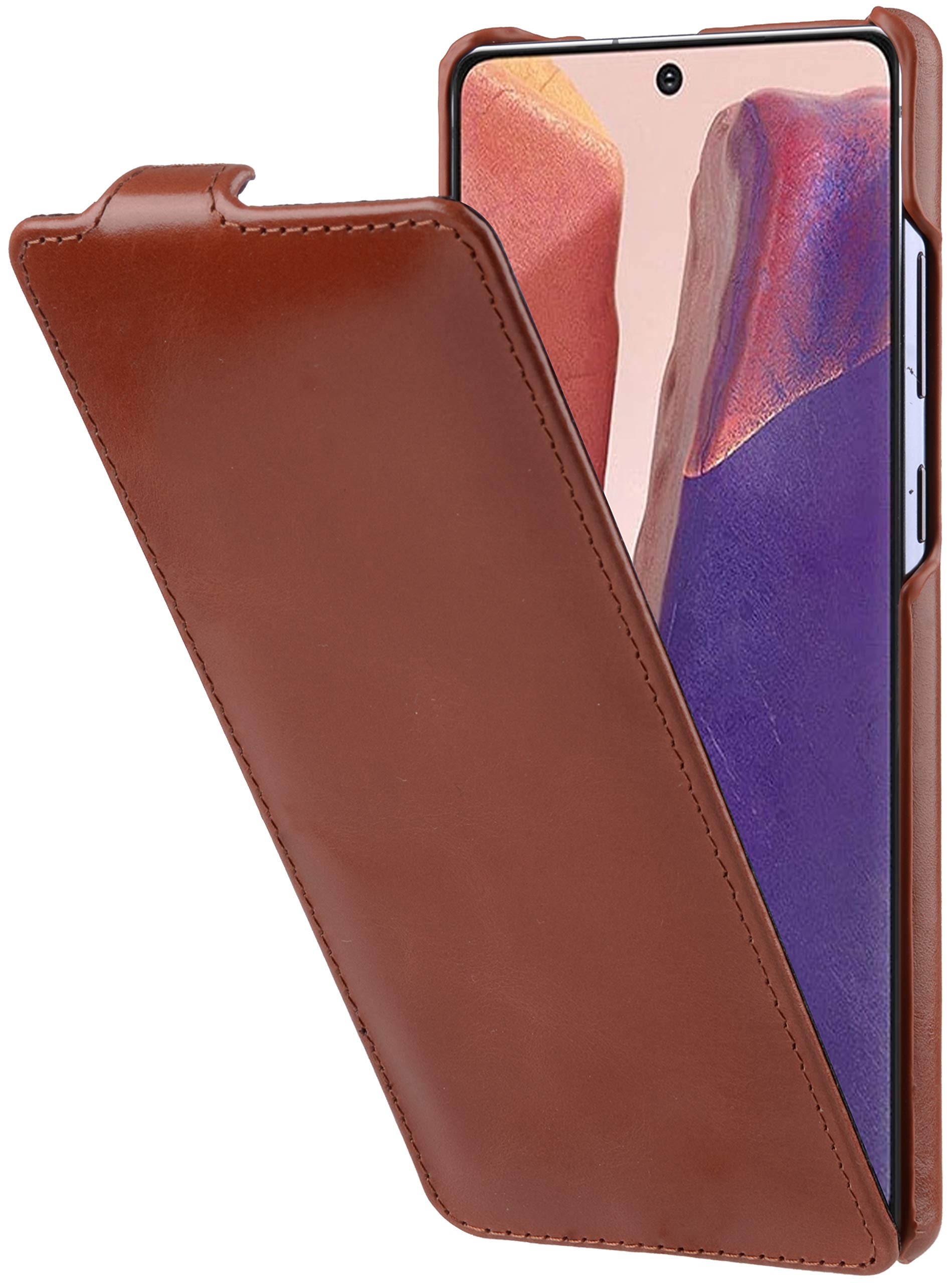 StilGut Slim Vertical Flip Case for Samsung Galaxy Note 20, Genuine ...