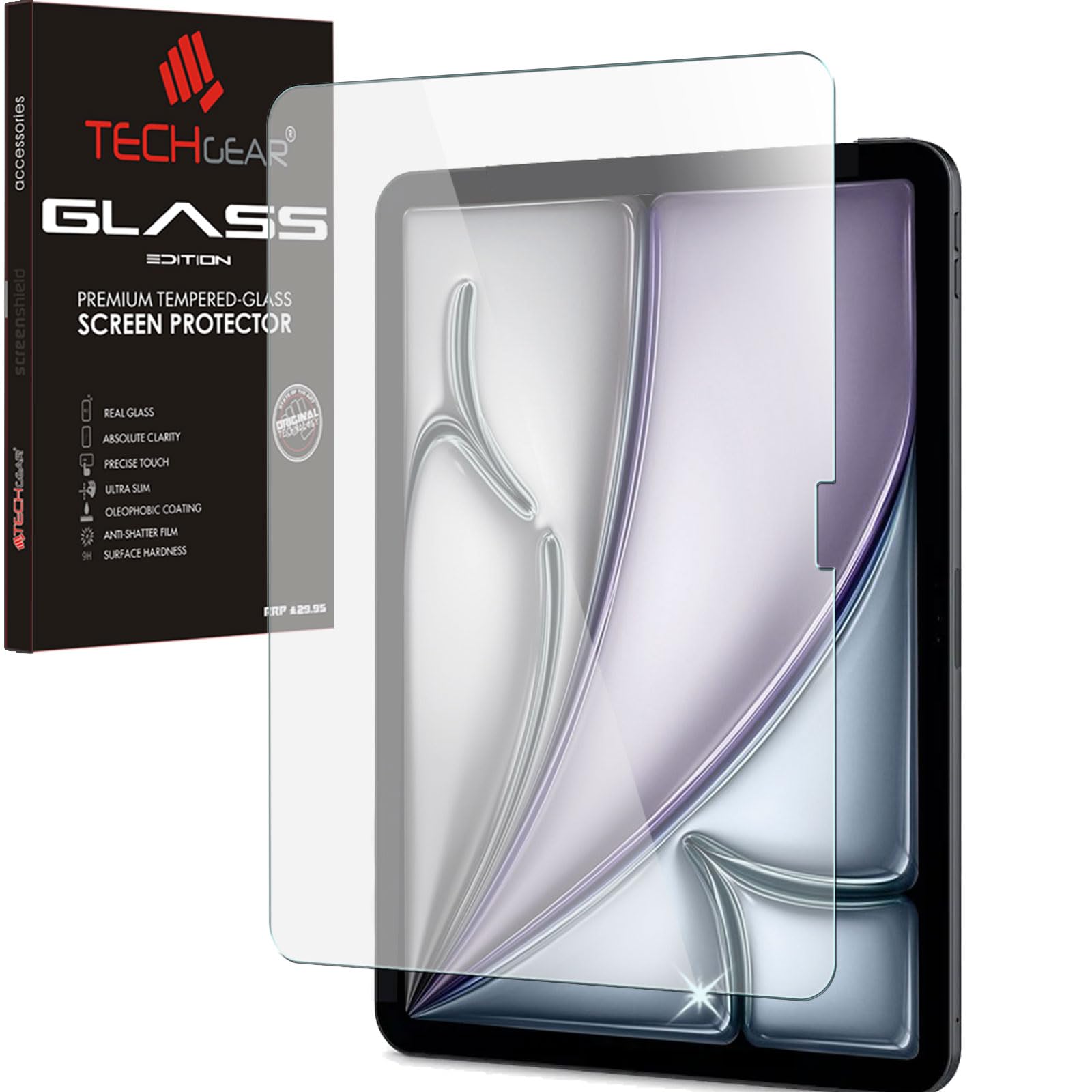TECHGEAR Anti Glare iPad Air 13 inch 2024 MATTE Edition Tempered Glass ...