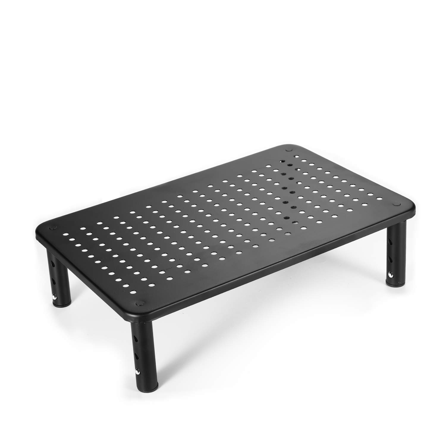 Urban Deco Monitor Stand Riser, Metal Computer Stand Riser with Mesh ...