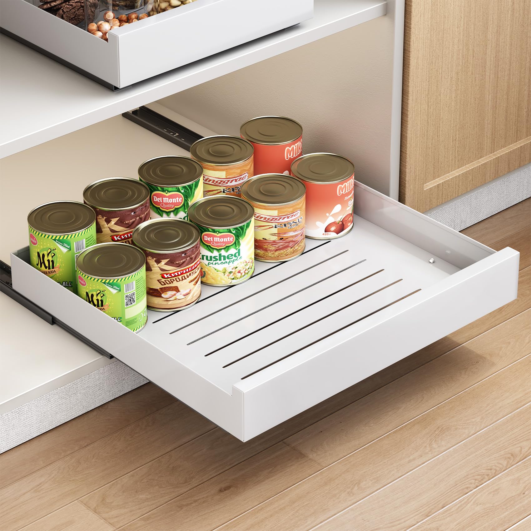 Kitstorack Pull Out Shelf,Pull Out Cabinet Organiser Slide Out Drawers ...
