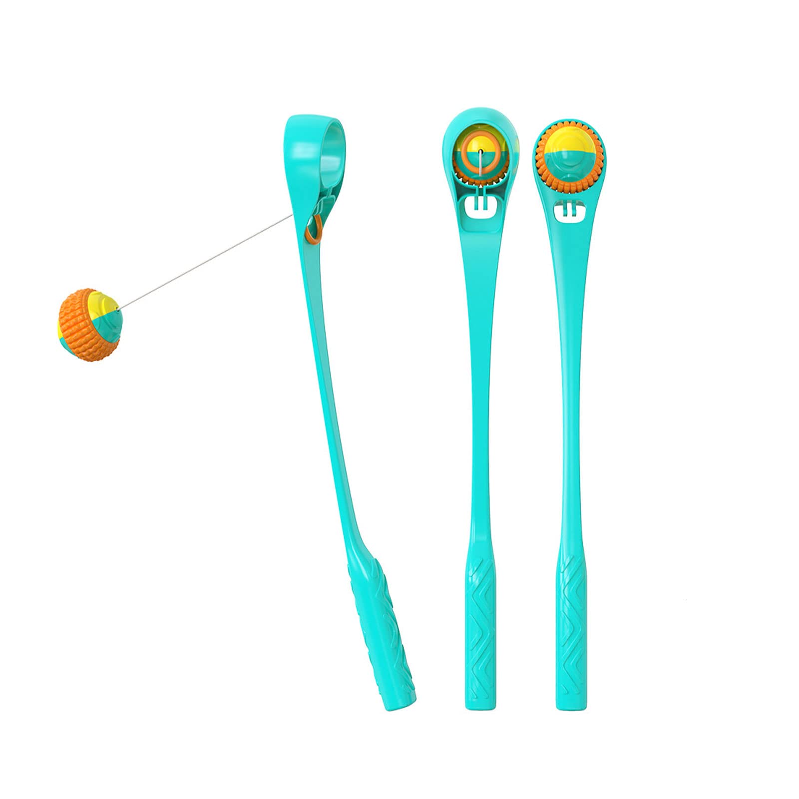 AQI089 Chuck It! Dog Balls Launcher Thrower Rubber Puppy Balls Blue ...