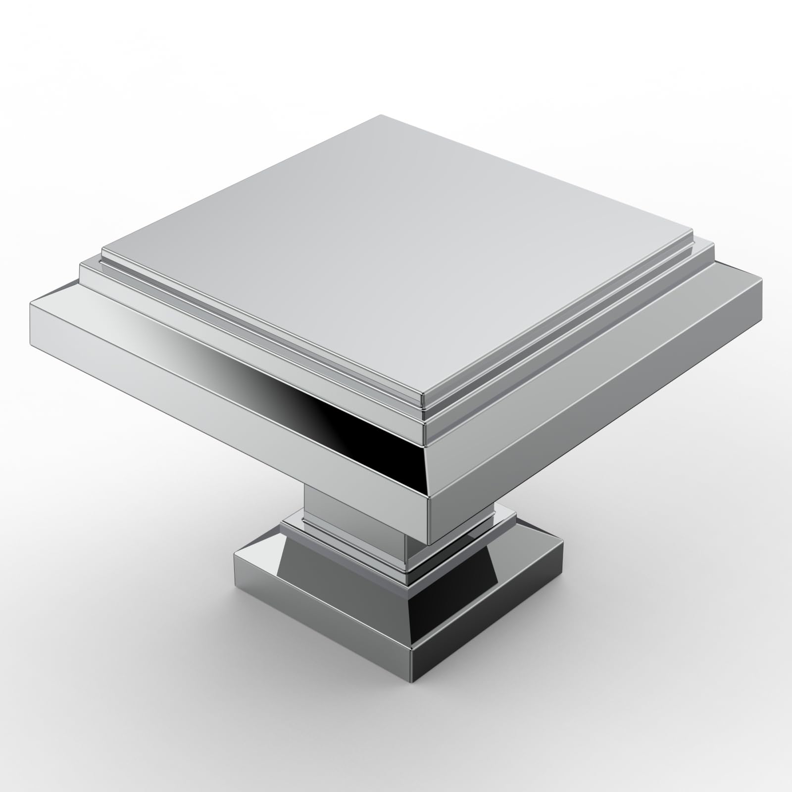 FURNIWARE 12 Pack Cabinet Hardware Knobs, Kitchen Door Cabinet Chrome Plated Antique Solid ...