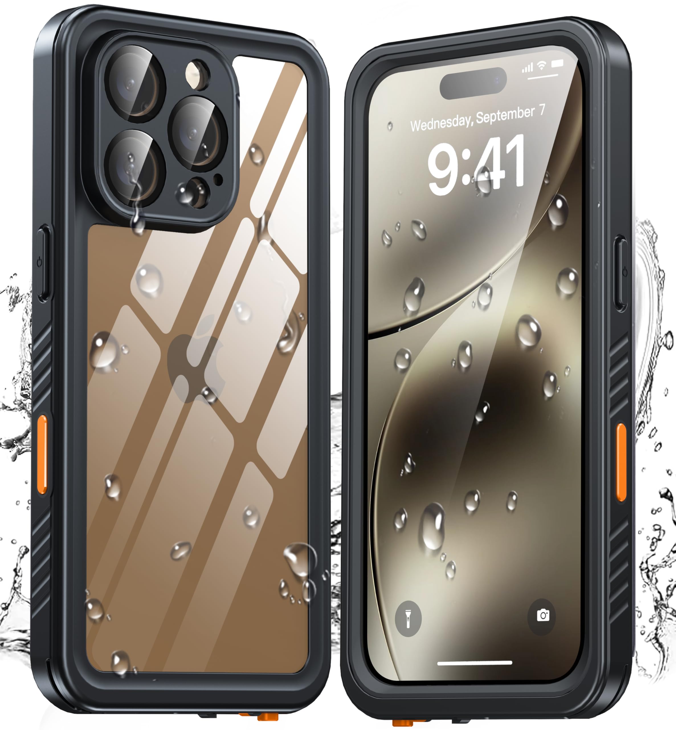 ANTSHARE for iPhone 16 Pro Case, IP68 Waterproof Shockproof Case for 16 ...