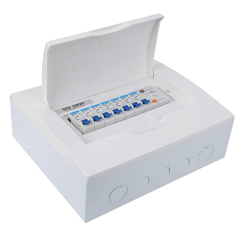 Circuit Breaker Box Fuse Board, Afe and IP65 6 Way Consumer Unit ...