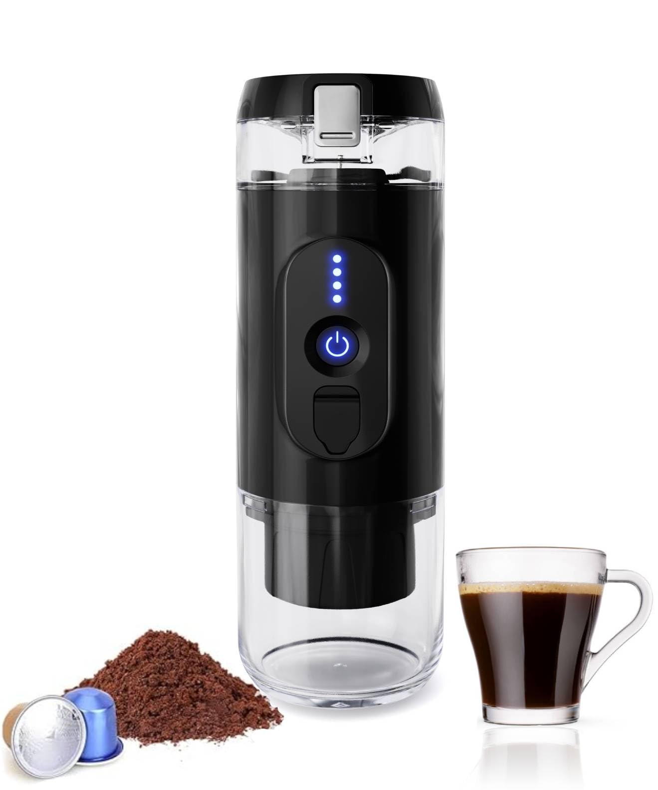 Presso XI | 110 ML | Portable Coffee Maker | Grinded Coffee & Coffee ...