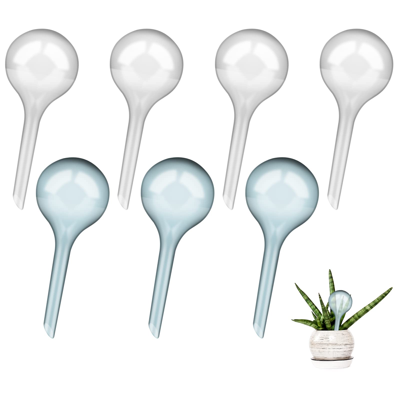 Pinenuts 8 Pack Plant Watering Bulbs, 5cm Self Watering Globes ...