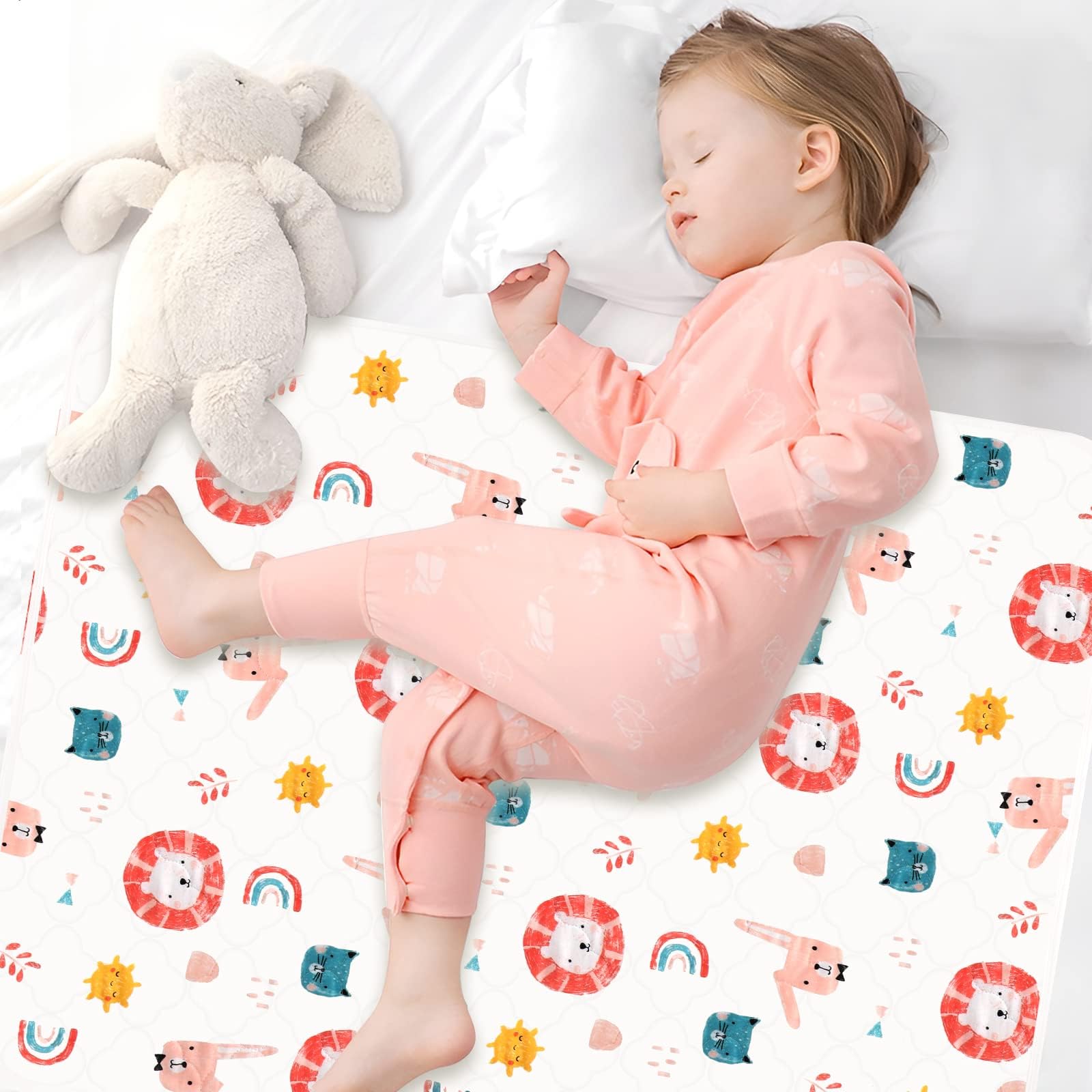 ThboXes Potty Training Bed Pad, Bed Protector for Kids Potty Training ...