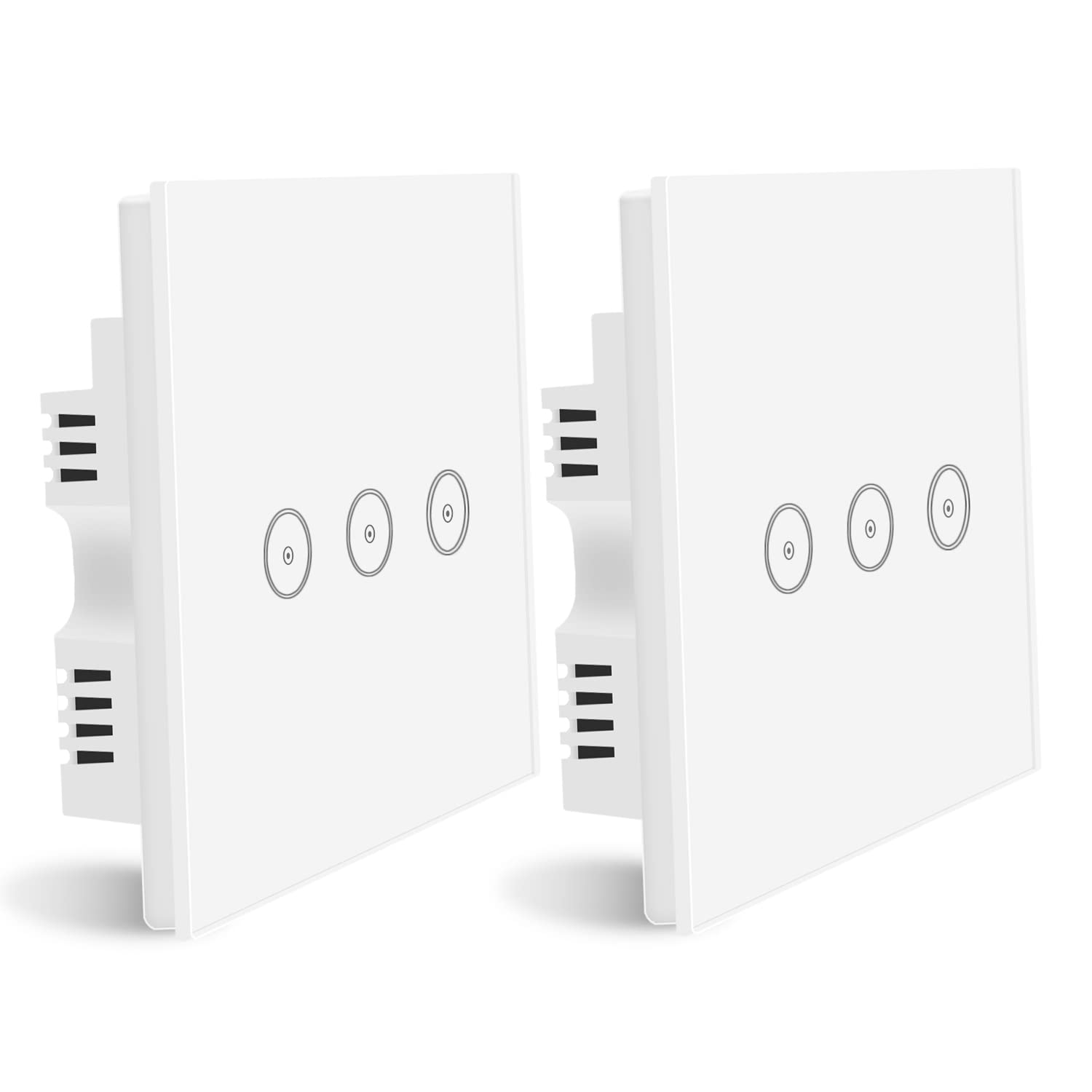 WiFi Light Switch Smart Switch 3 Gang Wall Switch - Compatible with ...