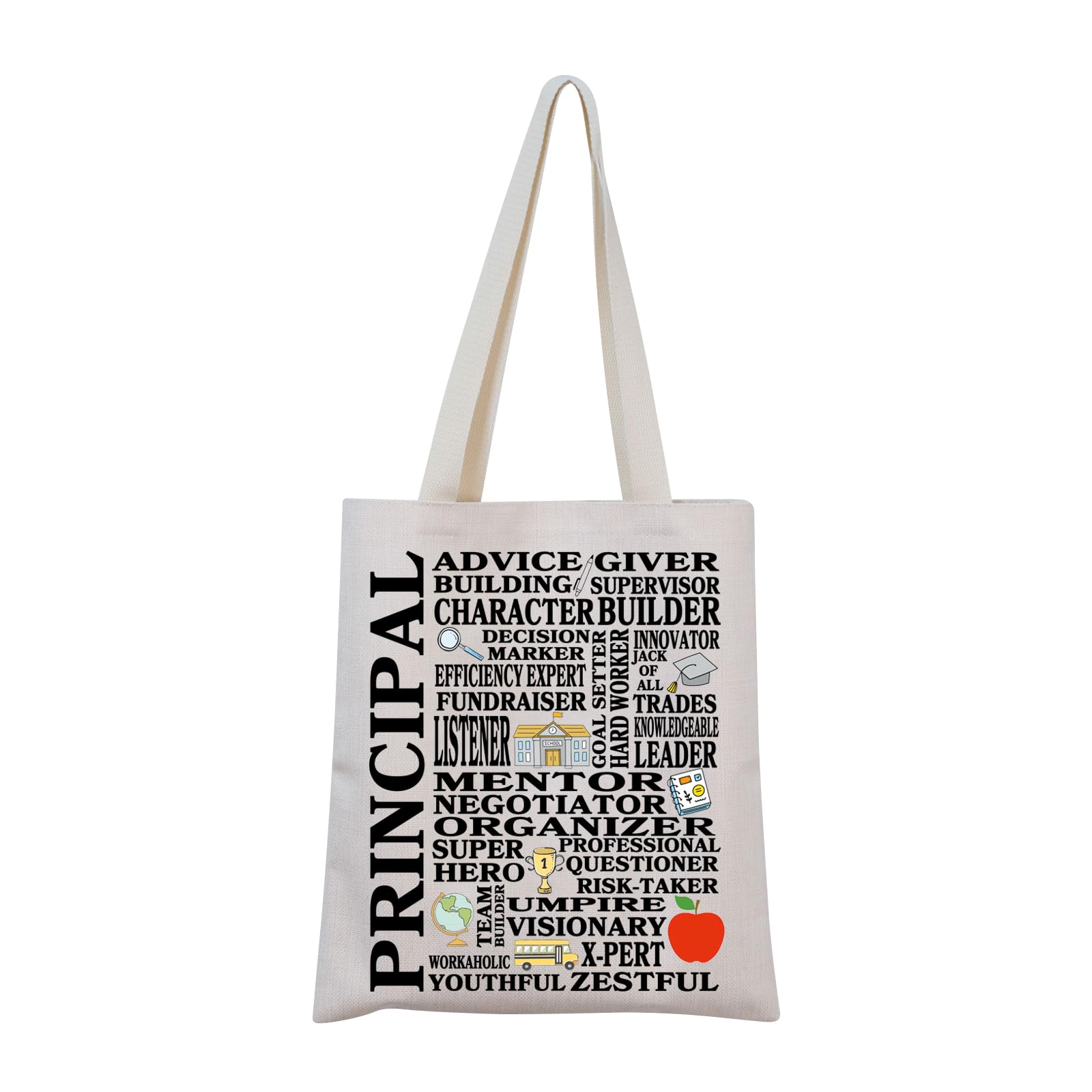 Principal Tote Bag Principal Alphabet Principal Appreciation Gift End ...