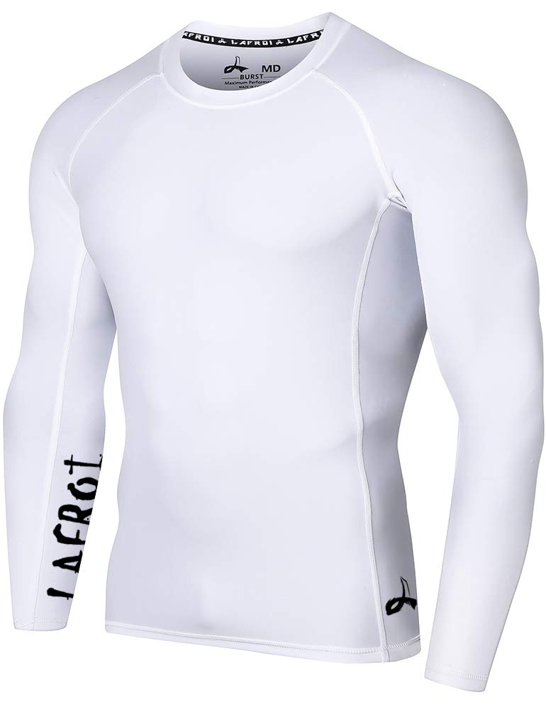 LAFROI Men's Long Sleeve UPF 50+ Baselayer Skins Performance Fit ...