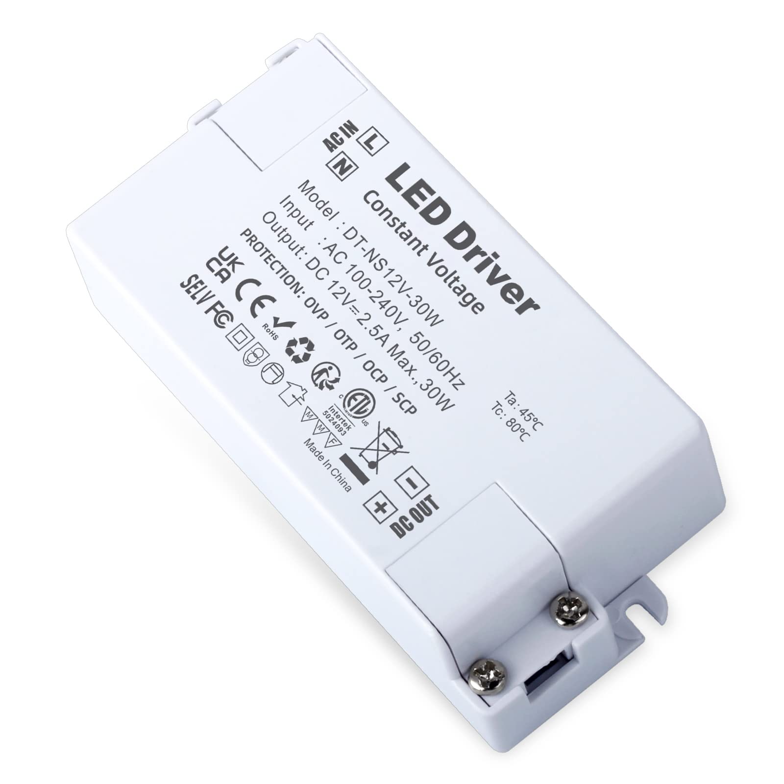 YAYZA! LED Driver 12V 30W, Low Voltage Transformer, LED Power Supply 12 ...